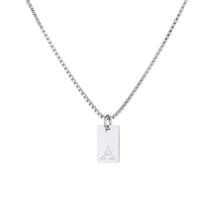 Tag Initial Halskette – Liebeselement